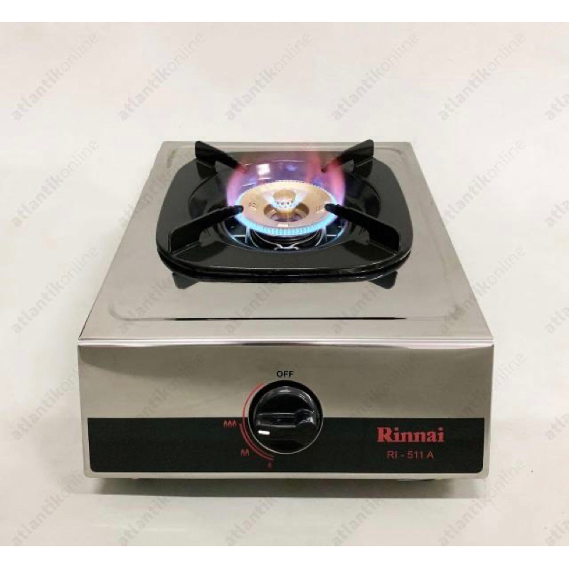 Jual kompor gas 1 tungku rinnai RI-511-E kompor gas 1 tungku rinnai ...