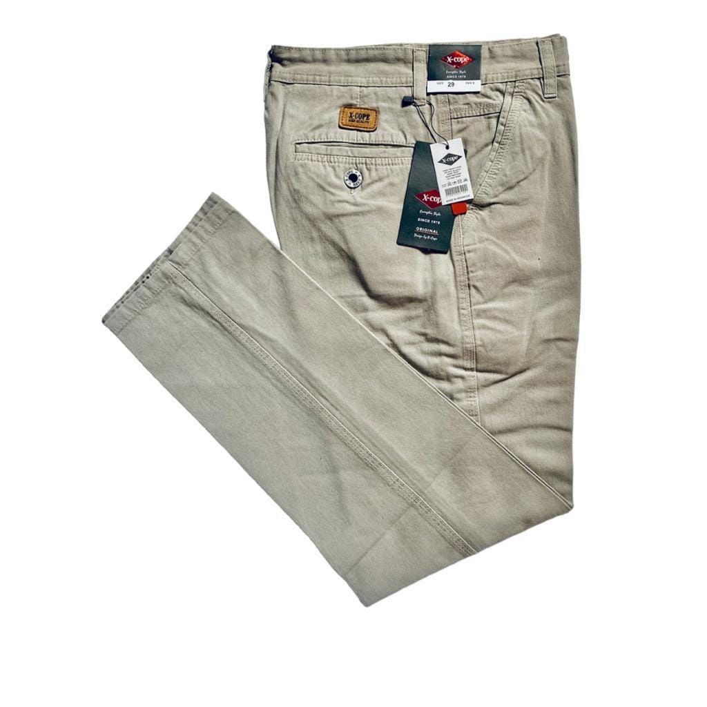 Jual Celana Panjang Pria Standar Reguler Bahan Katun Tebal Halus Merk X ...