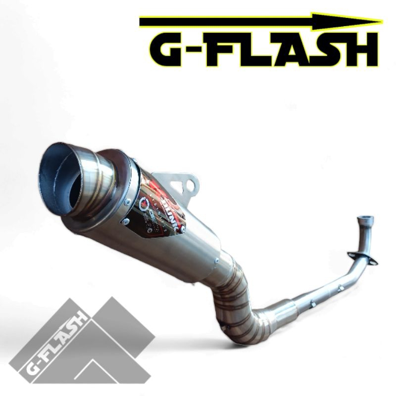 Jual Knalpot Malaysian Style K-dunk muffler Inlet 50 untuk Jupiter Vega ...