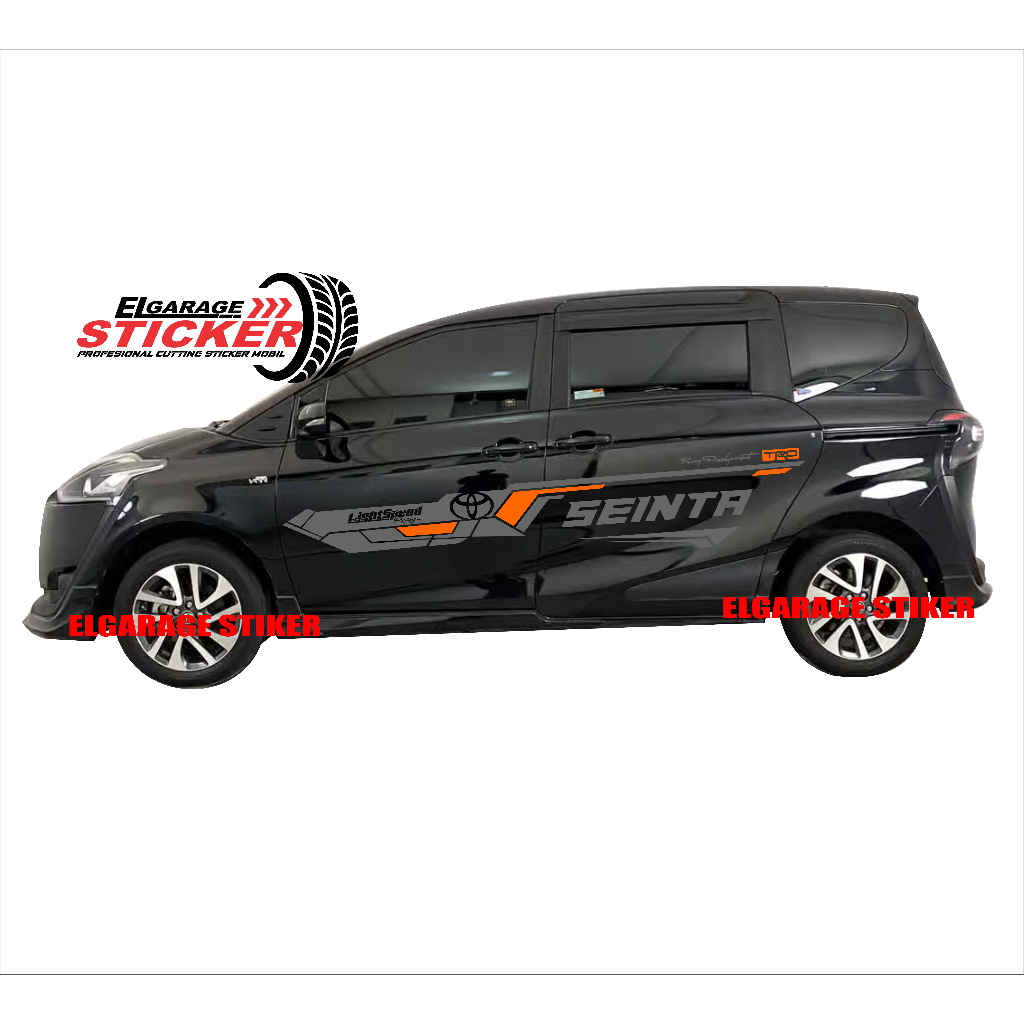 Jual stiker mobil toyota sienta stiker strip body samping mobil sienta ...