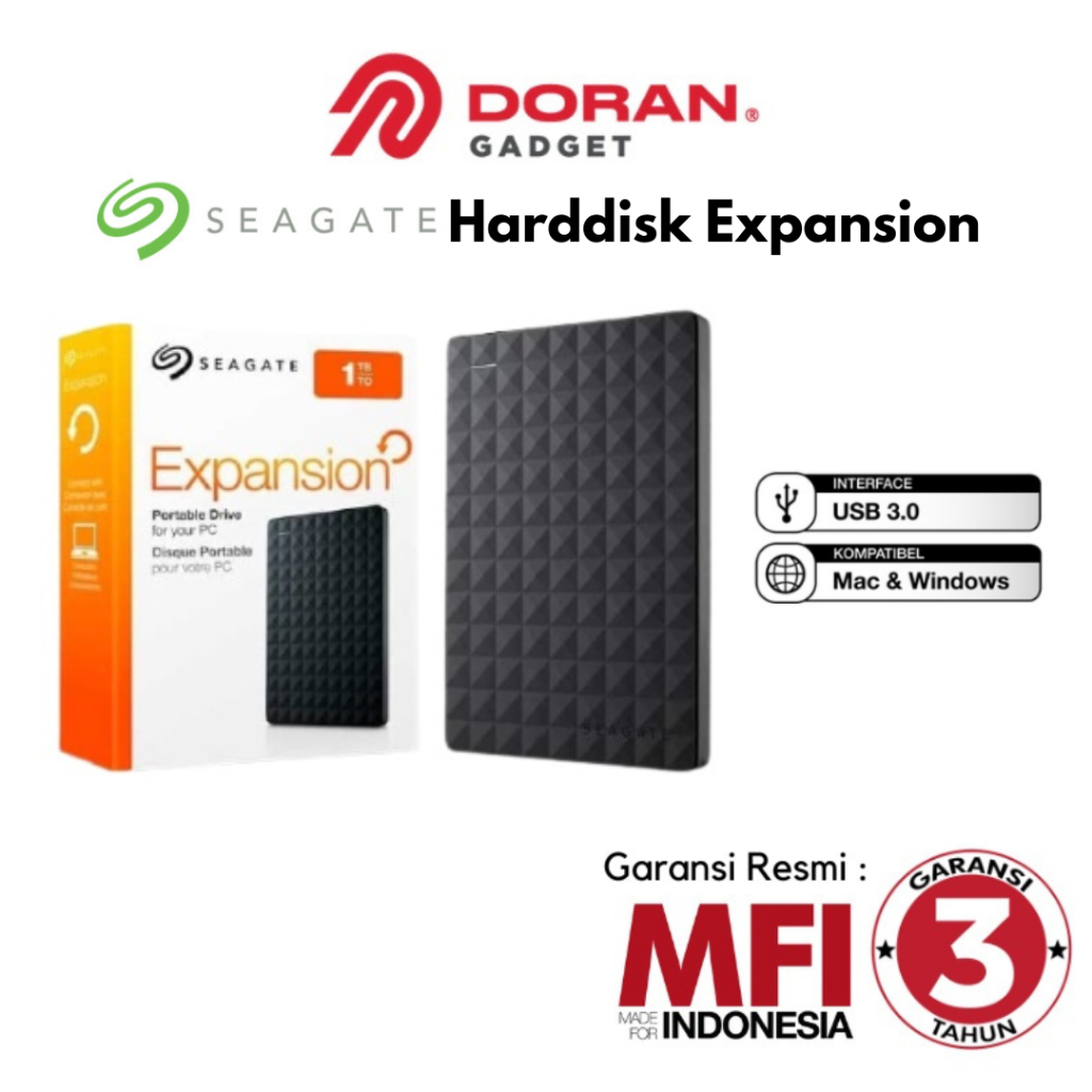 Jual Harddisk | HD External 1TB 2TB 4TB Seagate Expansion - Original ...
