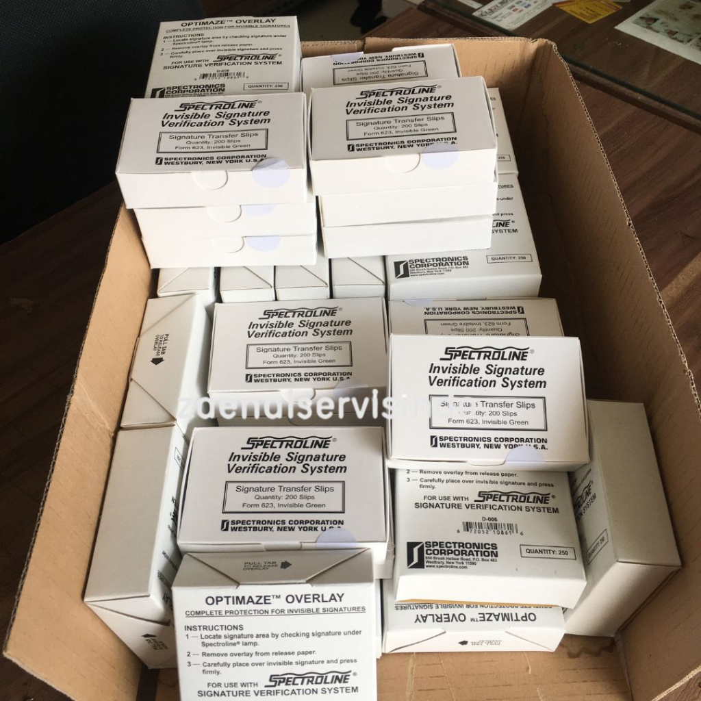 Jual COD TERMURAH Kertas Spectroline Overlay & Invisible Signature Made ...