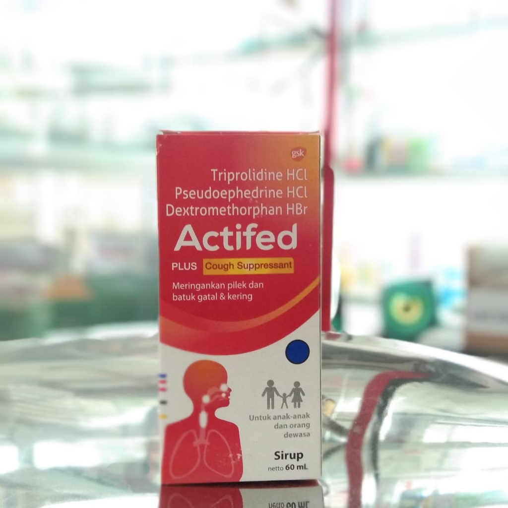 Jual ACTIFED PLUS COUGH SYR 60 ML | Shopee Indonesia