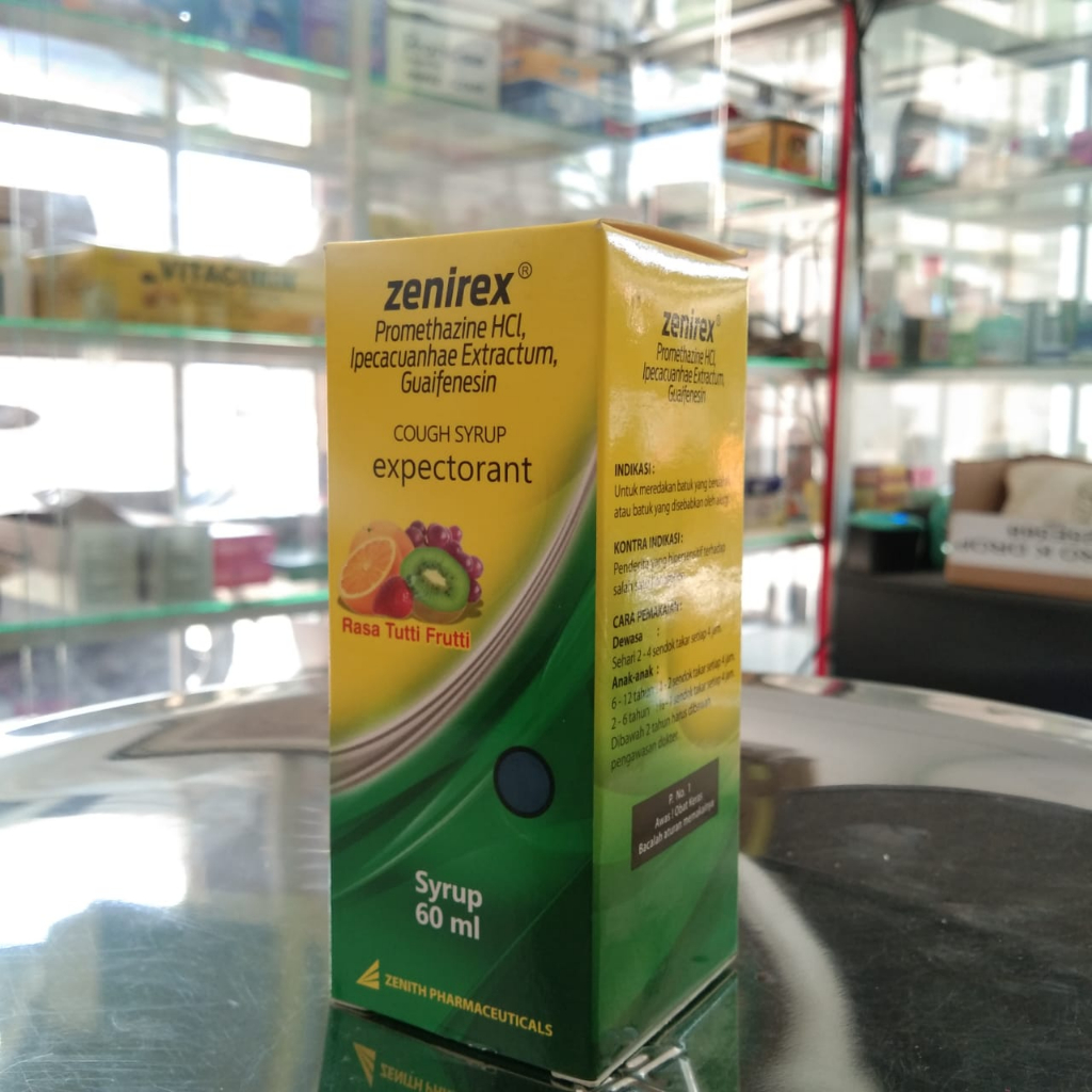 Jual ZENIREX EXPECTORANT SYR 60 ML | Shopee Indonesia