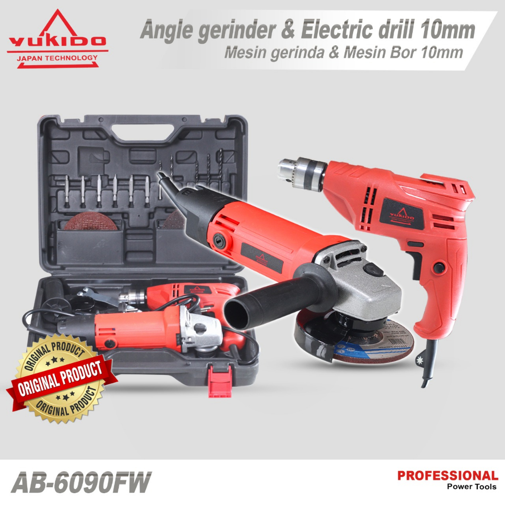 Jual HEMAT!! Paket mesin bor listrik 10 mm variable speed dan mesin ...