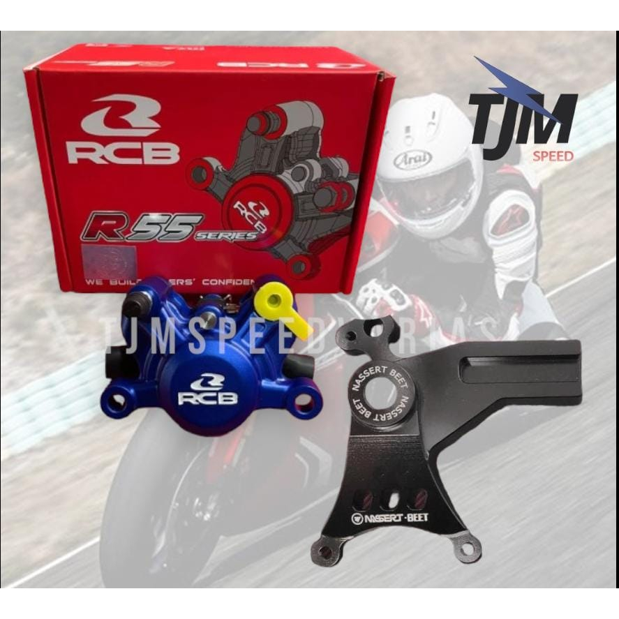 Jual kaliper p2 2p RCB R55 + breket belakang nassert beet R25 MT25 old ...