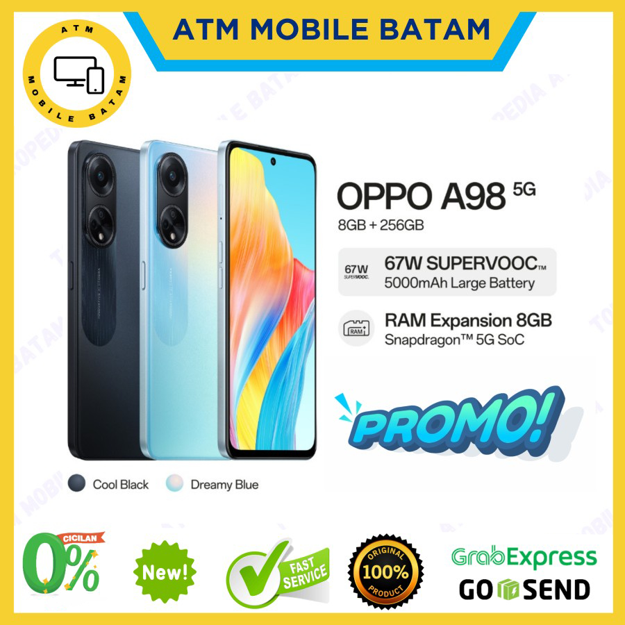 Jual OPPO A98 5G 8/256GB GARANSI RESMI | Shopee Indonesia