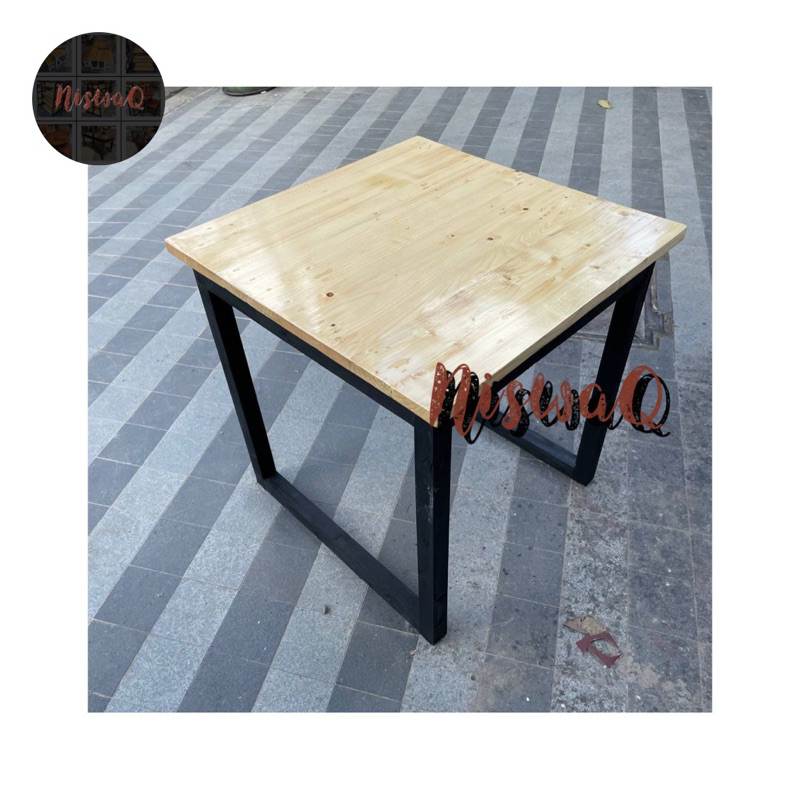 Jual Meja Kotak | Meja Persegi Kayu Jati Belanda | Shopee Indonesia