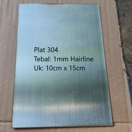 Jual Plat stainless 304 Tebal: 1mm (0,1cm) | Plat Stainless 304 | Plate ...