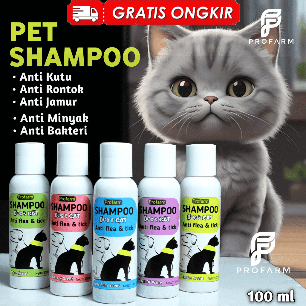Jual Shampoo Kucing Anti Kutu, Anti Bakteri Anti Rontok Dan Pelebat ...