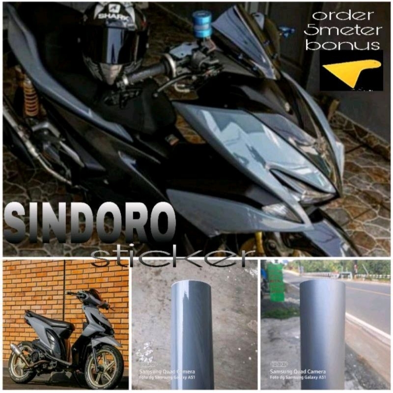 Jual Sticker Skotlet Motor Warna Abu Glosy Sticker Skotlet Abu Glosy ...