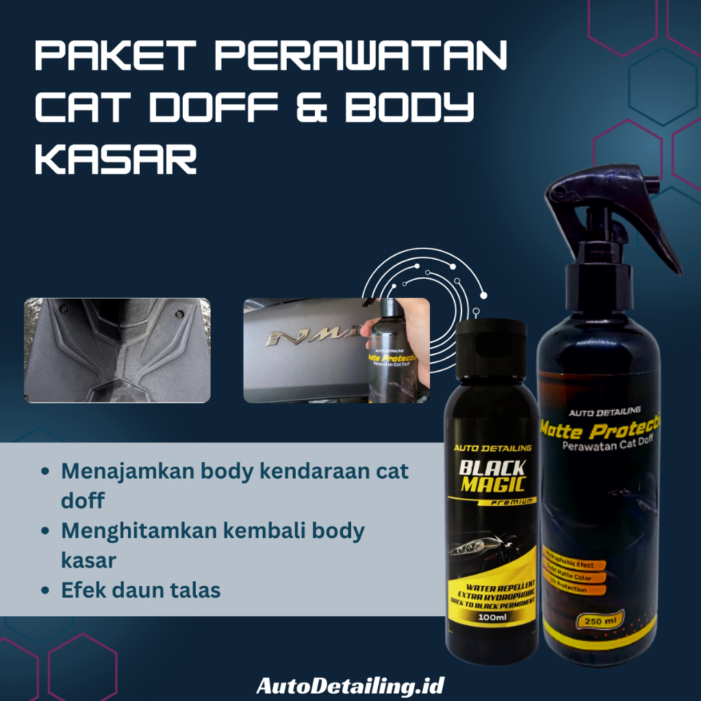 Jual Penghitam Body Motor / Perawatan Body Doff / Paket Perawatan ...