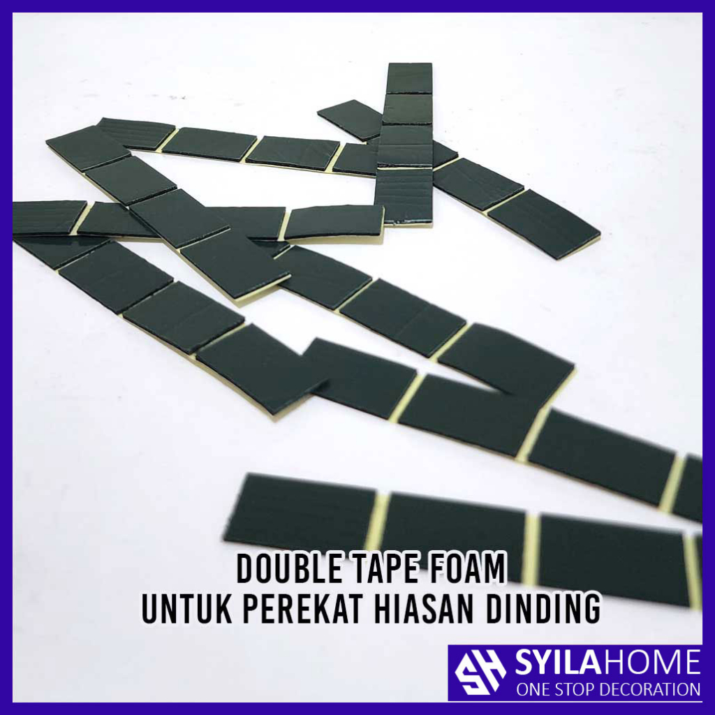 Jual Double Tape Foam Untuk Perekat Hiasan Ditempel Di Dinding | Shopee ...