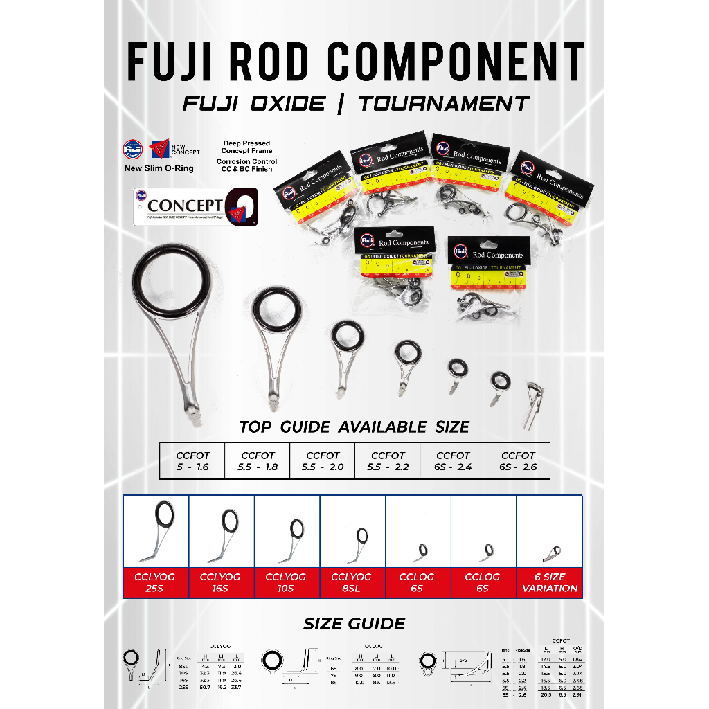 Jual FUJI RING COMPONENT FUJI OXIDE/TOURNAMENT | Shopee Indonesia