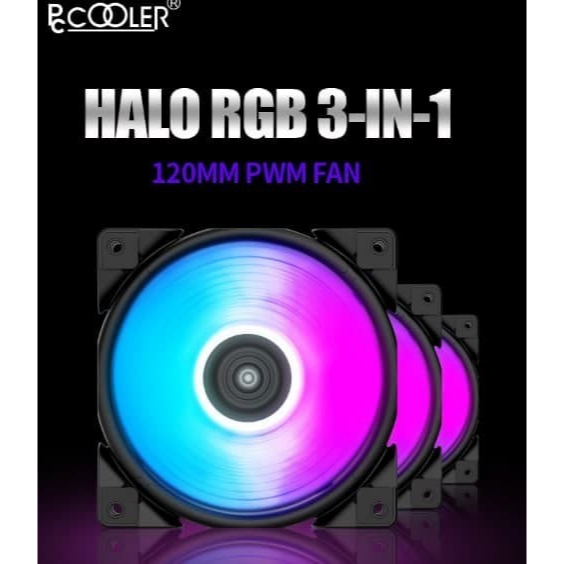 Jual Fan Casing - PcCooler HALO 3in1 RGB - 3 Fan RGB 120mm | Shopee ...