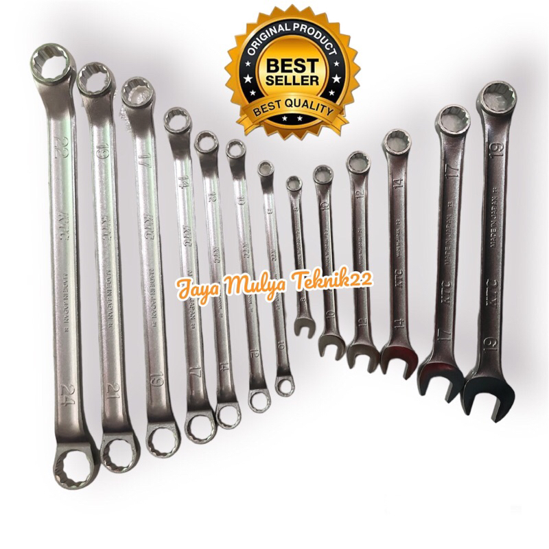 Jual KTC Japan paket kunci ring pas dan ring / Paket alat bengkel siap kerja berkualitas ...