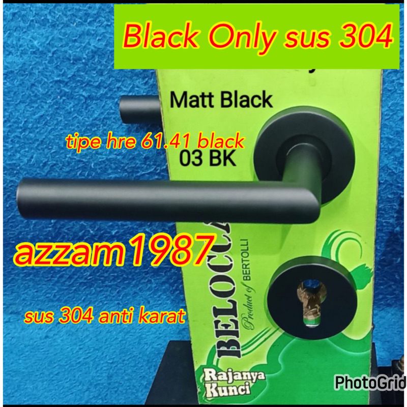 Jual Handle model pisah belloca hitam rosete black hitam series hitam ...
