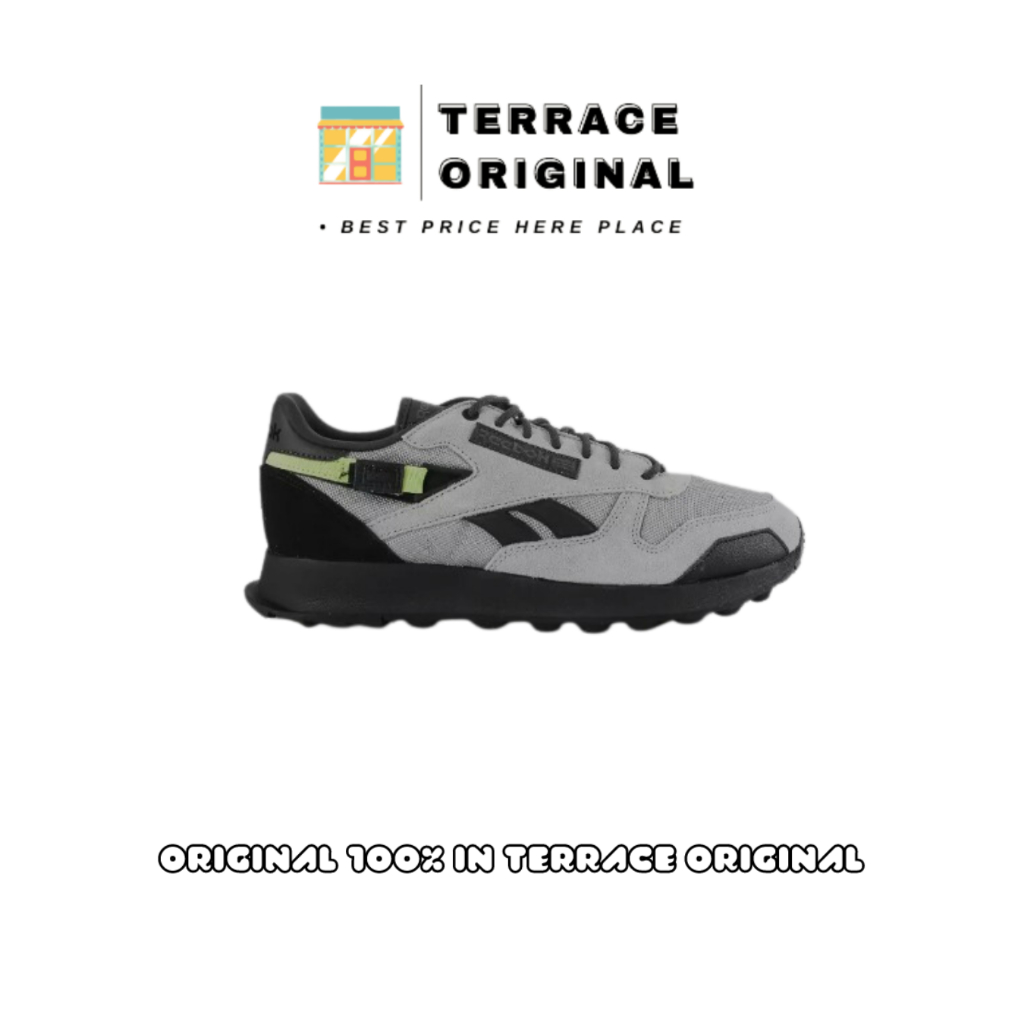Jual Sepatu Reebok Classic Leather Cold Gray Black | Shopee Indonesia