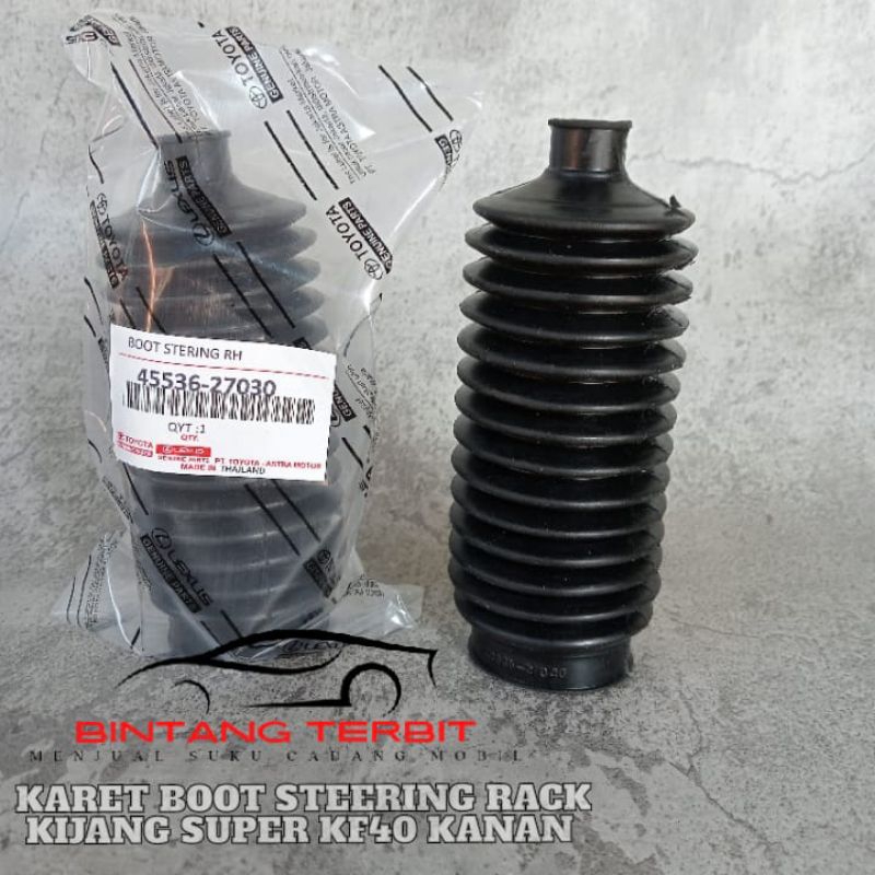 Jual BOOT STERING RACK END RH KARET BOOT STIR KANAN TOYOTA KIJANG KF40 5K | Shopee Indonesia