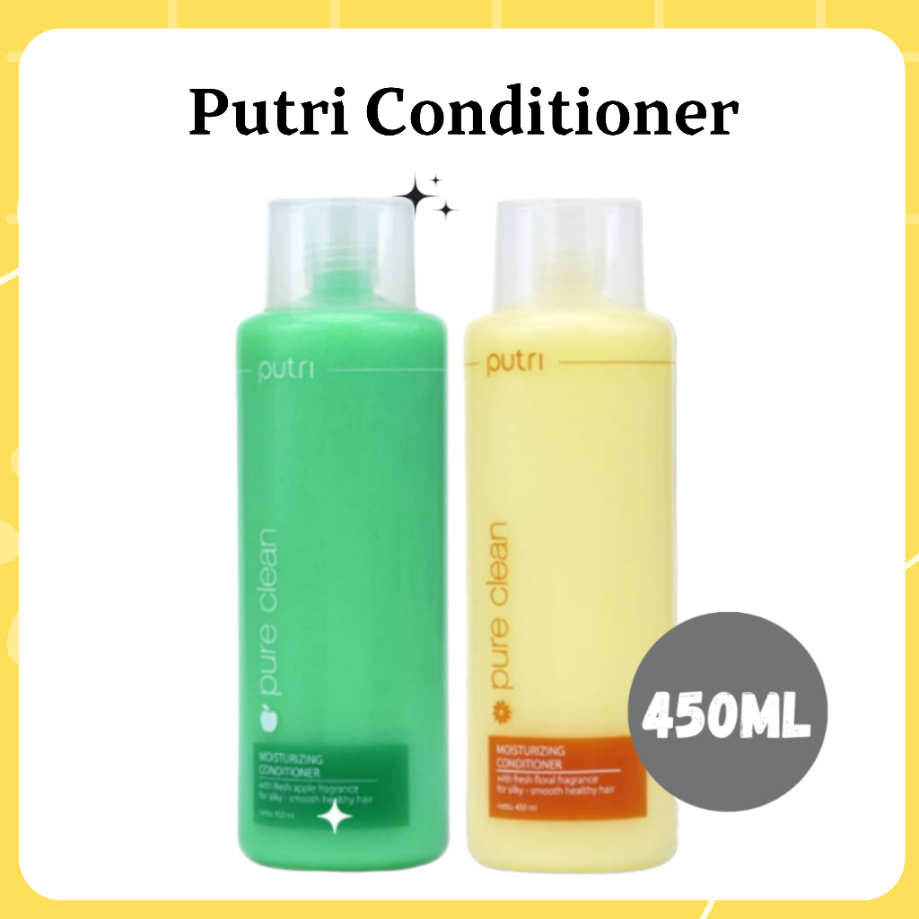 Jual Putri Pure Clean Moisturizing Hair Conditioner 450ml/Apple/Floral ...