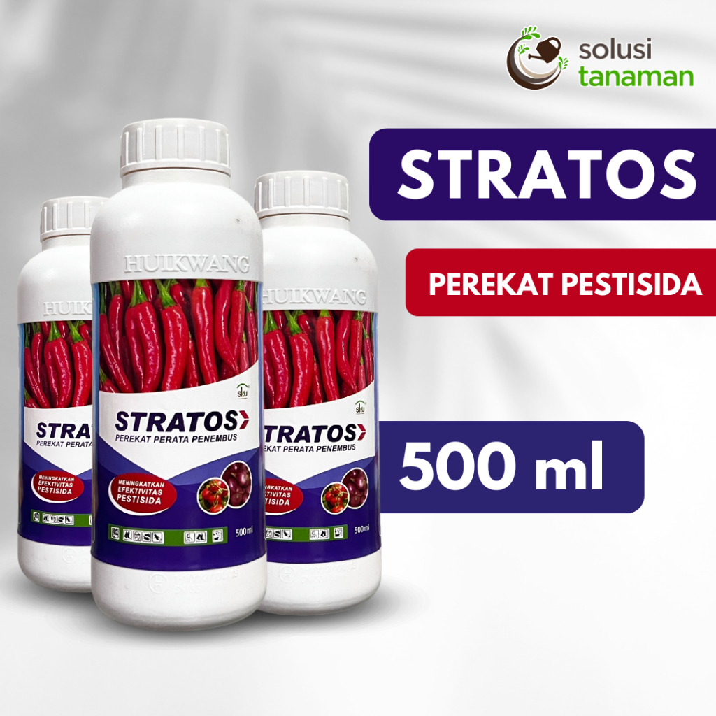 Jual STRATOS 500ml Perekat Perata Pembasah Penembus Pestisida Fungisida ...