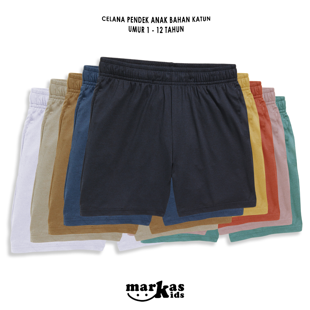 Jual Celana Pendek anak harian polos banyak warna boxer anak | Shopee Indonesia