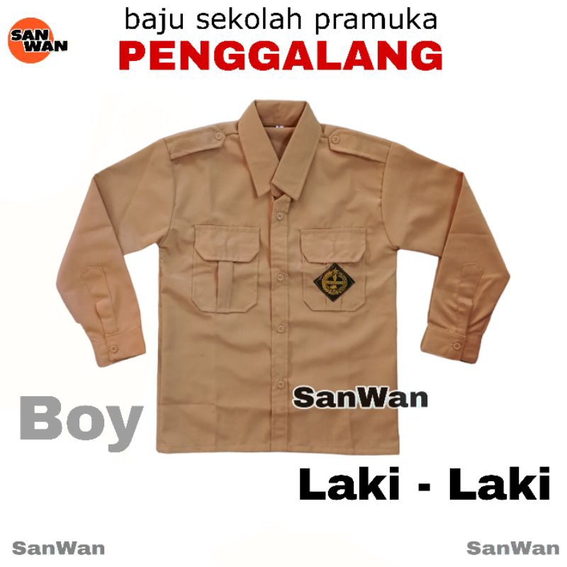 Jual Baju Seragam Pramuka Penggalang Laki Sekolah SD Lengan Panjang | Shopee Indonesia