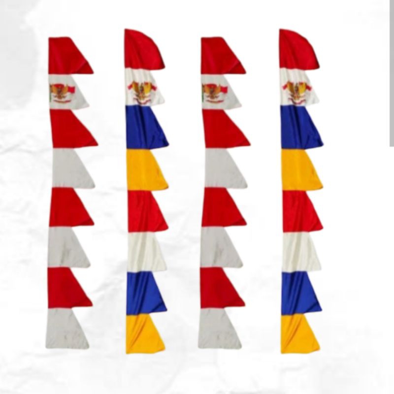 Jual Bendera Umbul-Umbul Warna Merah Putih Garuda Panjang Zig-zag | Shopee Indonesia