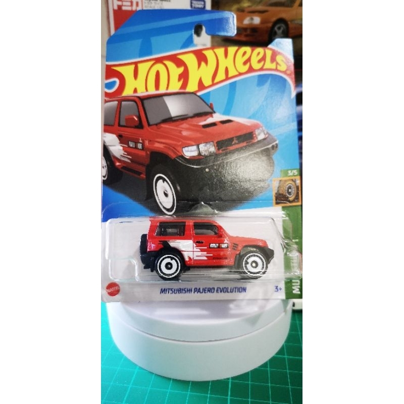Jual Hot Wheels Mitsubishi Pajero Evolution Merah | Shopee Indonesia