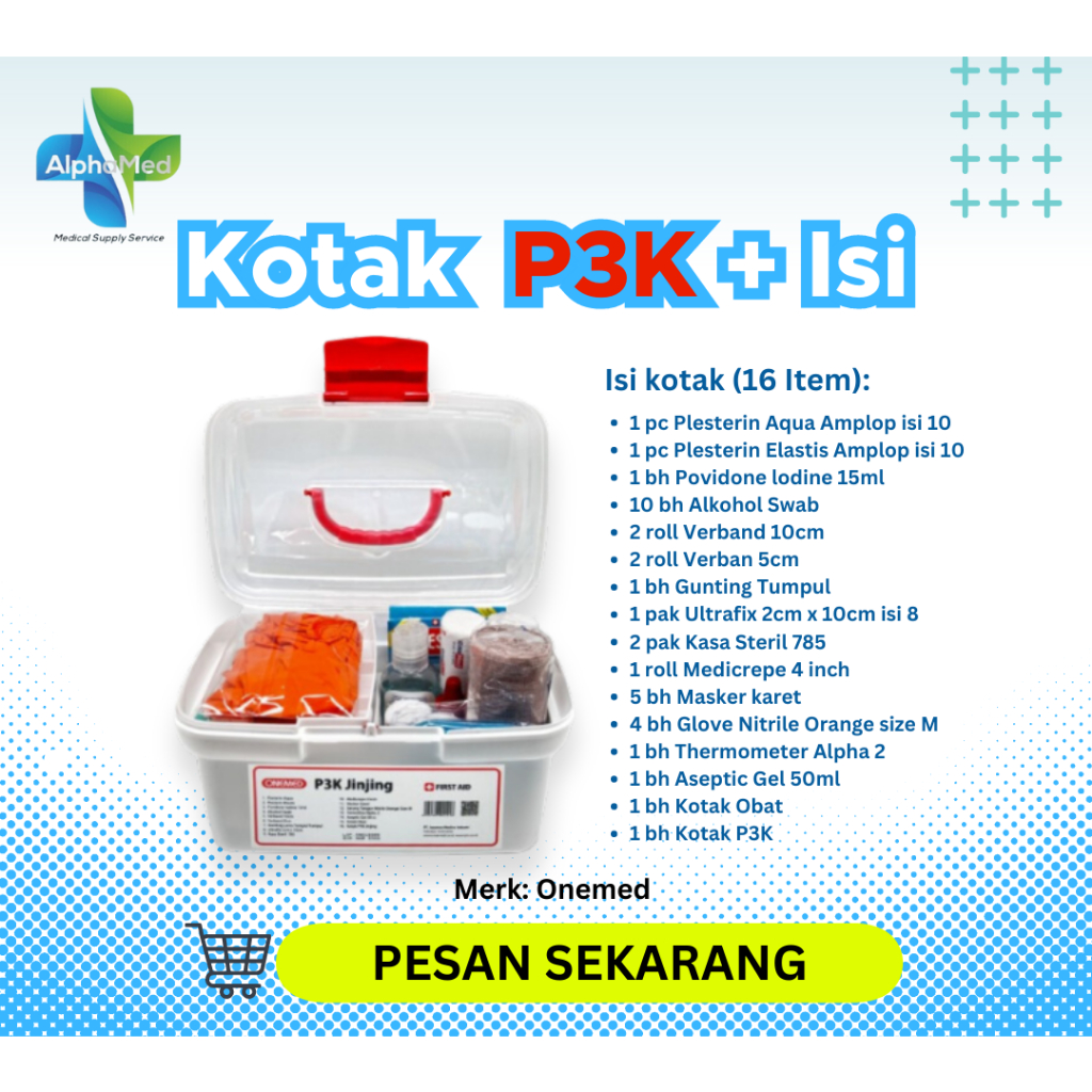Jual Kotak P3K Plastik Onemed Beserta Isi | Shopee Indonesia