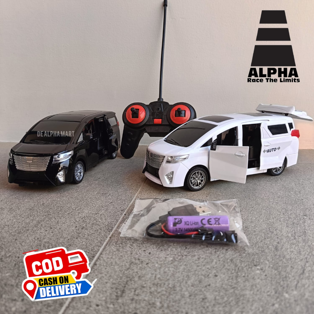 Jual Mainan Mobil Remote Control Alphard Buka Pintu 1:16 unik Bukan ...