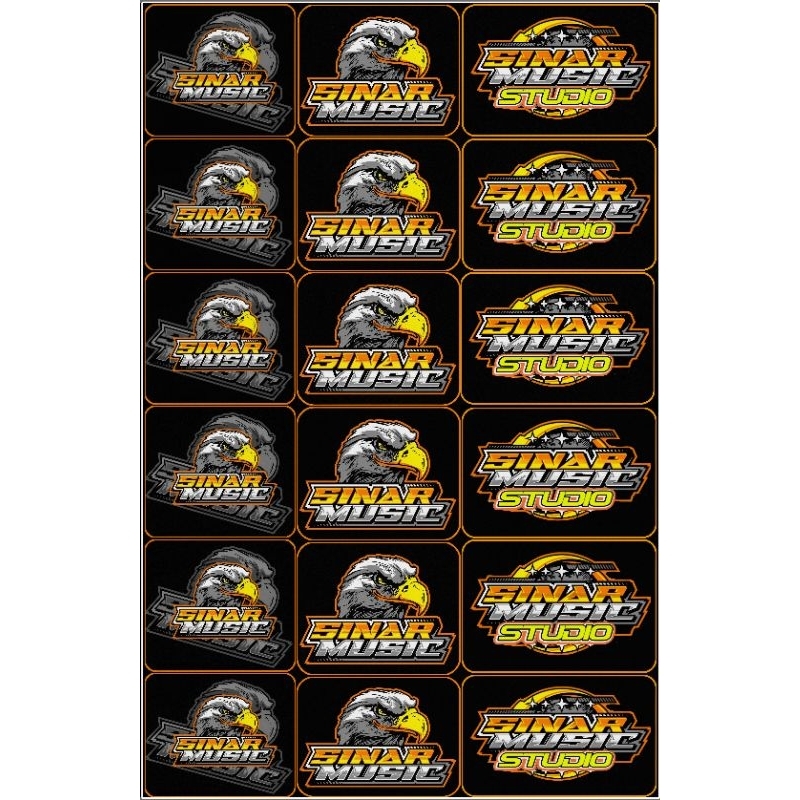 Jual Stiker logo sound sinar music hologram 1 lembar | Shopee Indonesia