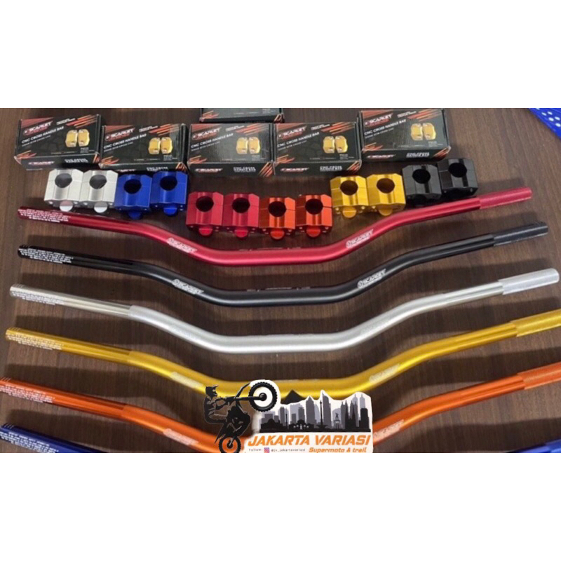 Jual stang Fatbar scarlet mx series low tebal 5.8mm original stang ...