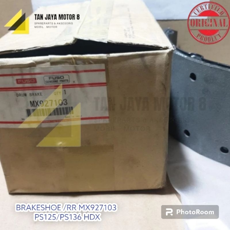 Jual MX927103/BRAKESHOE/KAMPAS REM BELAKANG PS125/PS136 HDX ORIGINAL ...
