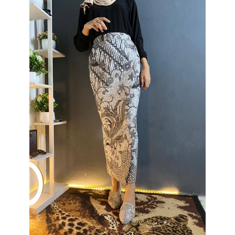 Jual Rok Span Batik Solo Wanita Nyaman Dipakai Motif Peksi Bahan Katun ...