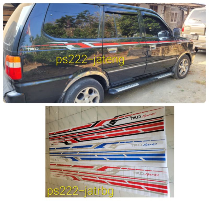 Jual stiker sticker trd sport avanza rush fortuner calya universal ...