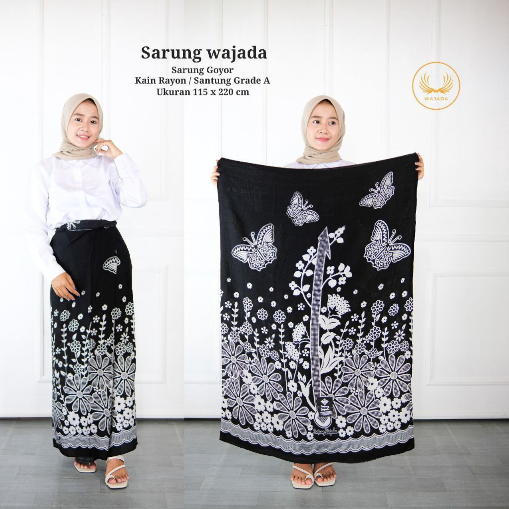Jual SARUNG SANTRIWATI MOTIF BATIK TERBARU MERK WAJADA TERLARIS 2022 ...