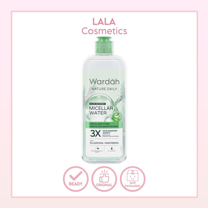 Jual WARDAH Nature Daily Aloe Seaweed Micellar Water | Shopee Indonesia
