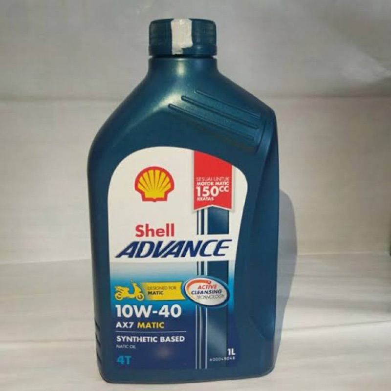 Jual OLI SHELL AX7 MATIC 10W-40 | 1 Liter (Untuk Motor PCX, NMAX, AEROX ...