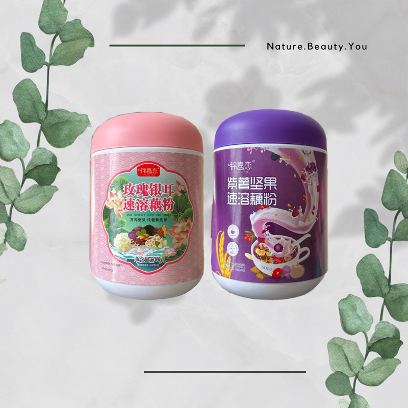 Jual Paket 2 Kapsul Oufen Rose Tramella dan Ubi Ungu 10x Collagen ...