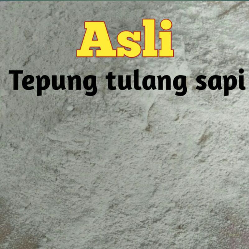 Jual tepung tulang sapi asli 1 kg halus pakan ternak | Shopee Indonesia