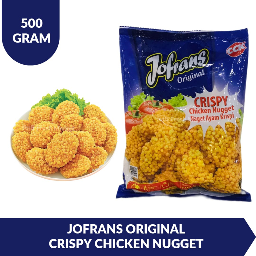 Jual Jofrans Original Crispy Chicken Nugget 500 Gram | Shopee Indonesia