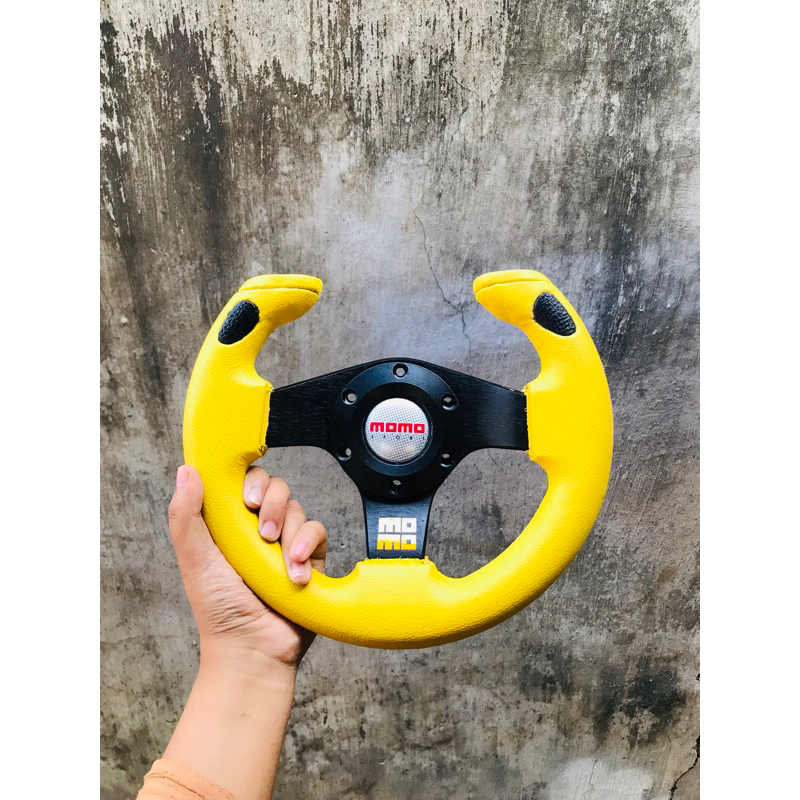 Jual setir mobil racing model pesawat warna kuning ukuran 8-15 inci ...