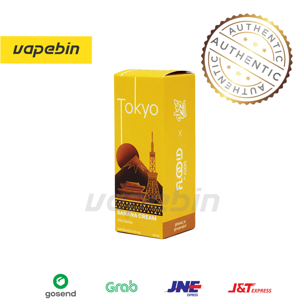 Jual LIQUID FOOM TOKYO BANANA CREAM SALTNIC - FOOM CITY SERIES - 30ML ...