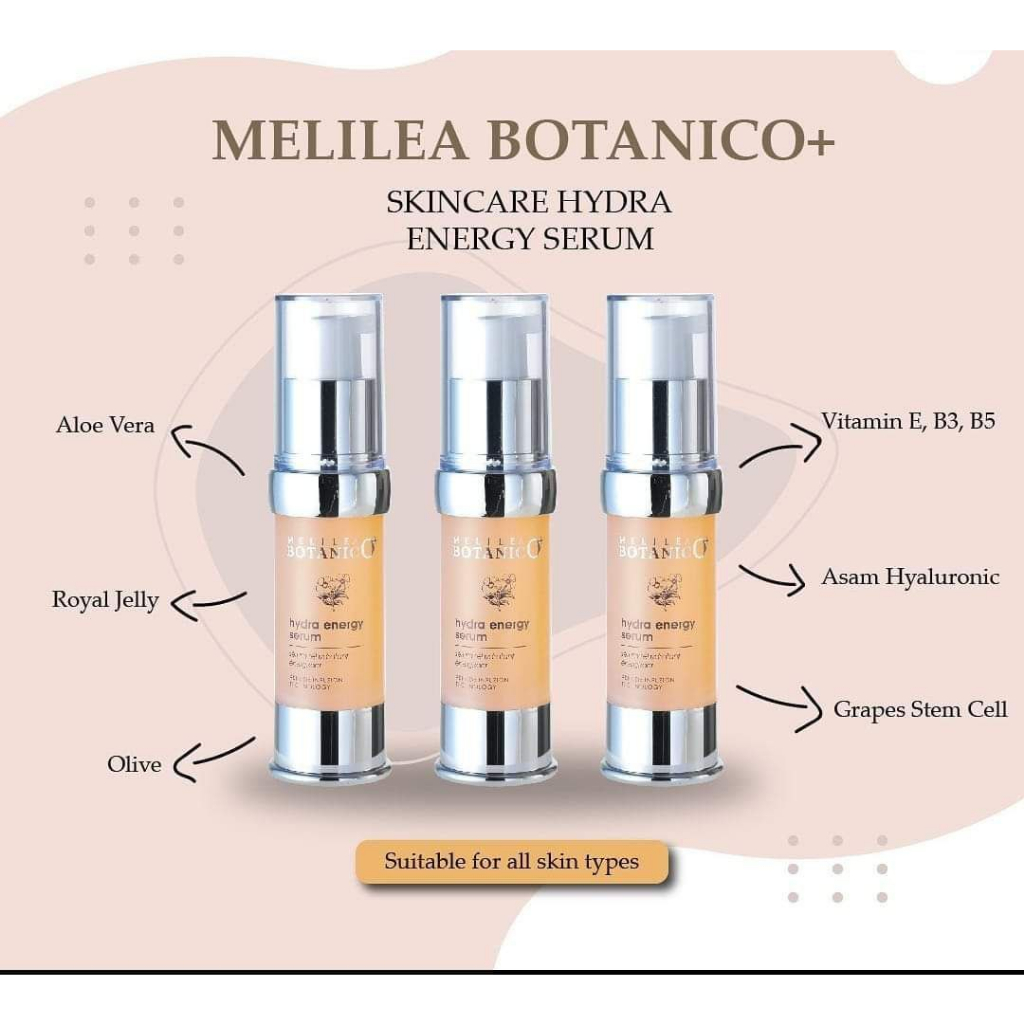 Jual HYDRA ENERGY SERUM MELILEA | Shopee Indonesia