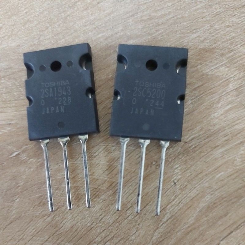 Jual Transistor TOSHIBA A 1943 C 5200 ASLI JAPAN ORIGINAL SUPER (1Set) | Shopee Indonesia
