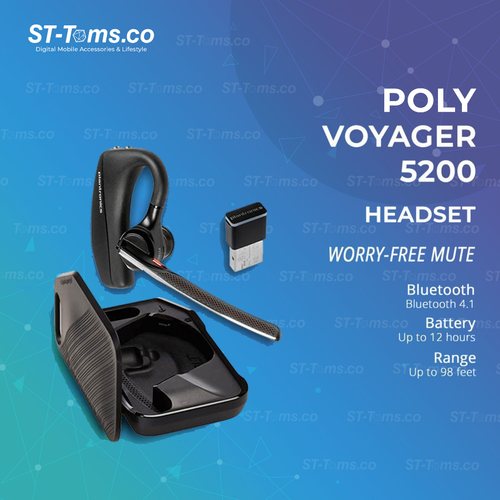 Jual Poly Voyager 5200 UC B5200 WW (B2B) | Shopee Indonesia