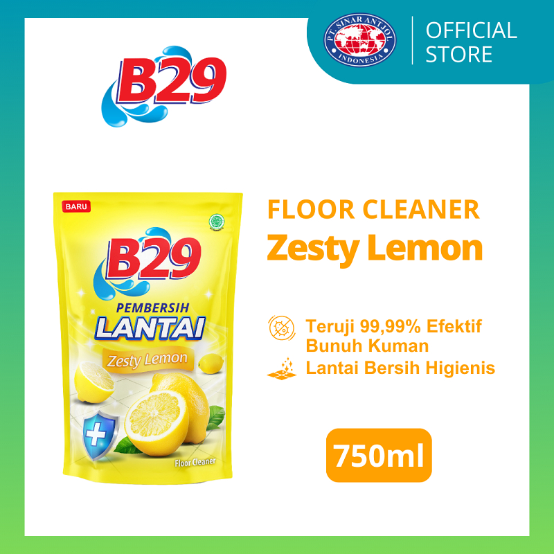 Jual B29 Floor Cleaner Zesty Lemon 750ml - Pembersih Lantai | Shopee Indonesia