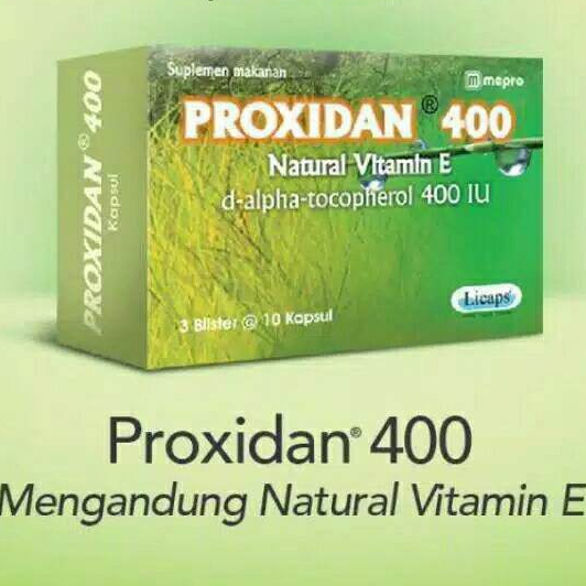 Jual PROXIDAN 400 VIT E 3 BLTR@10`S 1 BOX | Shopee Indonesia