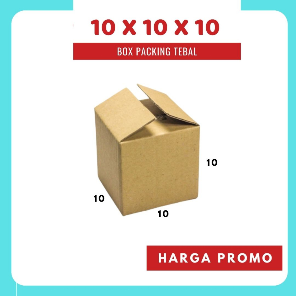 Jual kardus 10x10x10 cm A1 | box | karton | kardus polos | kardus jadi ...